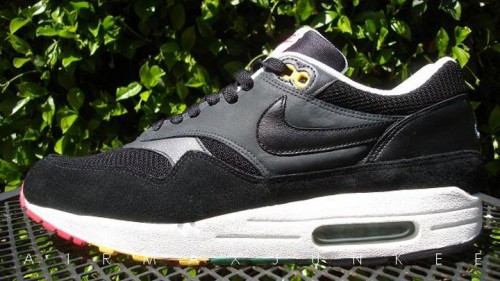 Chaussures Nike Air Max 1 Rasta - basket Air Max 1987