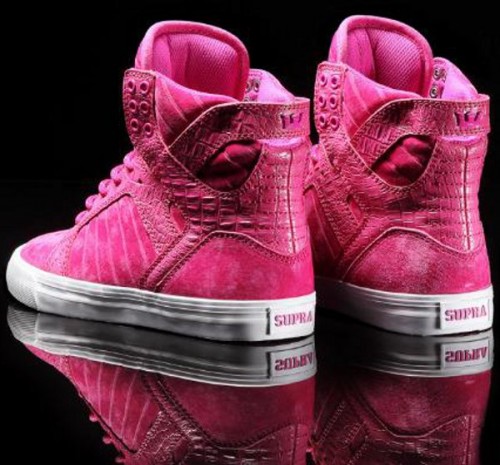 Supra Skytop rose pour femme - chaussure