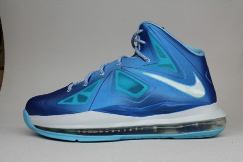 Nike Lebron X Plus Blue Diamond - chaussure