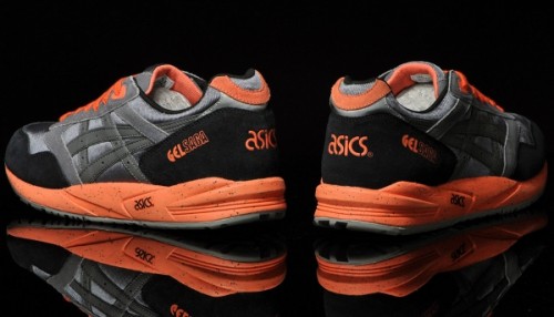 Asics Gel Saga Navy/Neon & Orange - chaussures