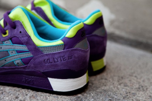 Asics Gel Lyte 3 violet/néon - chaussure