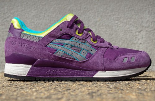 Asics Gel Lyte 3 violet/néon - chaussure