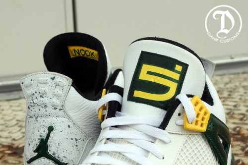 La Air Jordan 4 Oregon par Dank Customs