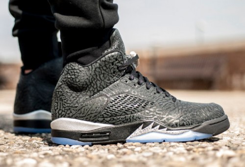 Où acheter la Air Jordan 5 3Lab5 'Metallic Silver' (Elephant)