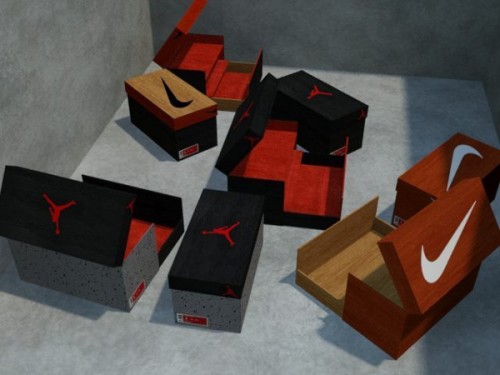 Ranger ses sneakers : des boîtes géantes Nike et Air Jordan