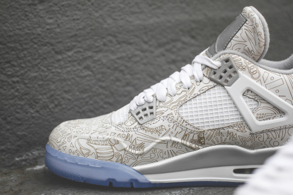 Air Jordan 4 Laser (White/Metallic Silver) : où l'acheter
