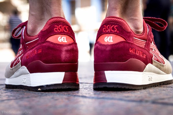 Asics Gel Lyte 3 Gradient Burgundy | Sneakers-actus