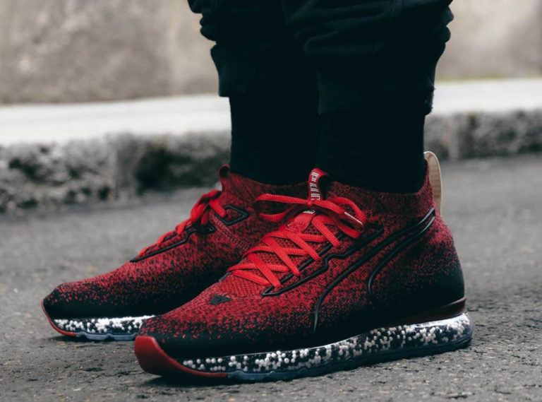Review : Puma Jamming Evoknit NRGY Rouge 'Red Dahlia Black'