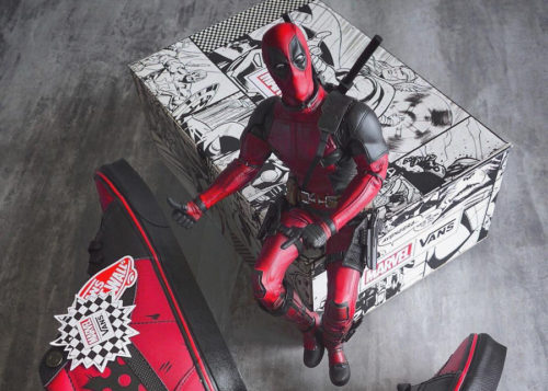 Que vaut la Vans SK8 Hi Marvel Deadpool Avengers Black Red