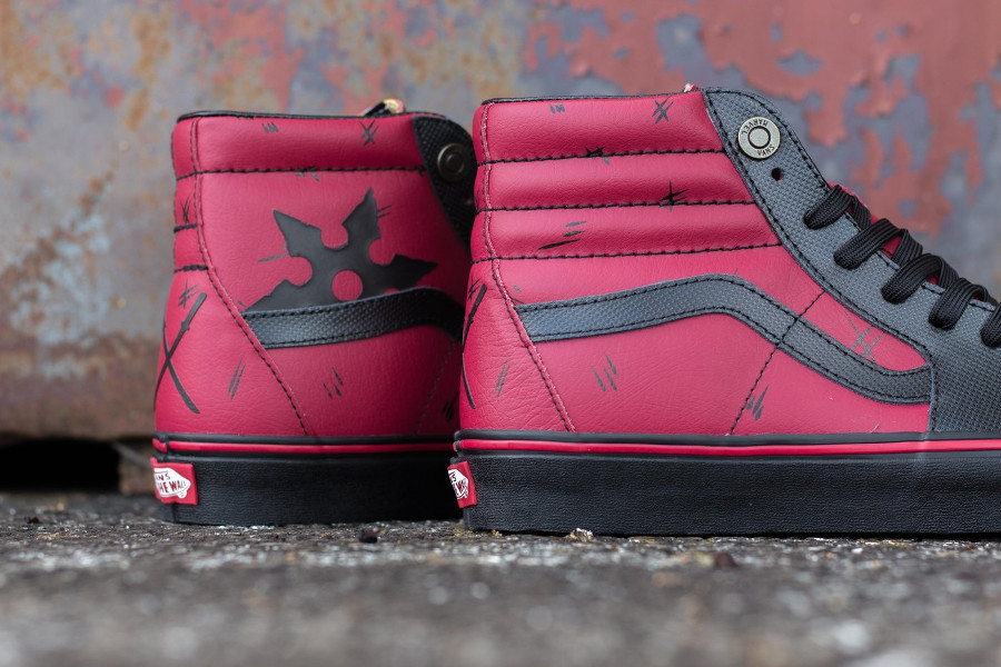 Que vaut la Vans SK8 Hi Marvel Deadpool Avengers Black Red