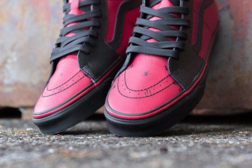 Que vaut la Vans SK8 Hi Marvel Deadpool Avengers Black Red