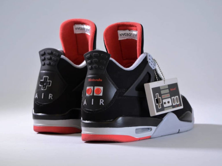Air Jordan 4 Retro Bred Nintendo Nes 'Super Mario Bros'