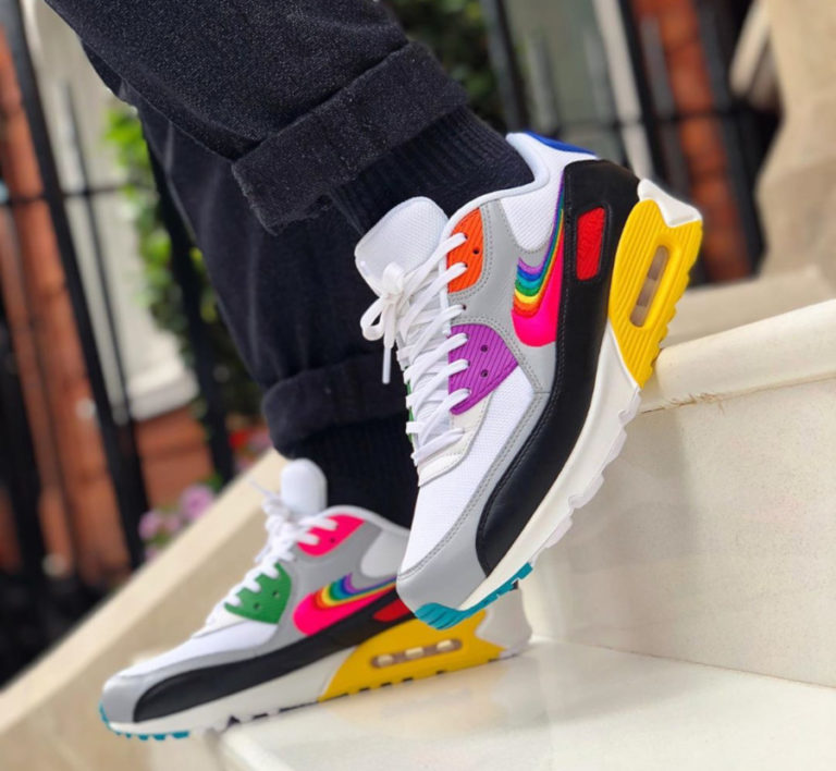 Faut acheter la Nike Air Max 90 Betrue Multicolor Swoosh Gilbert Baker