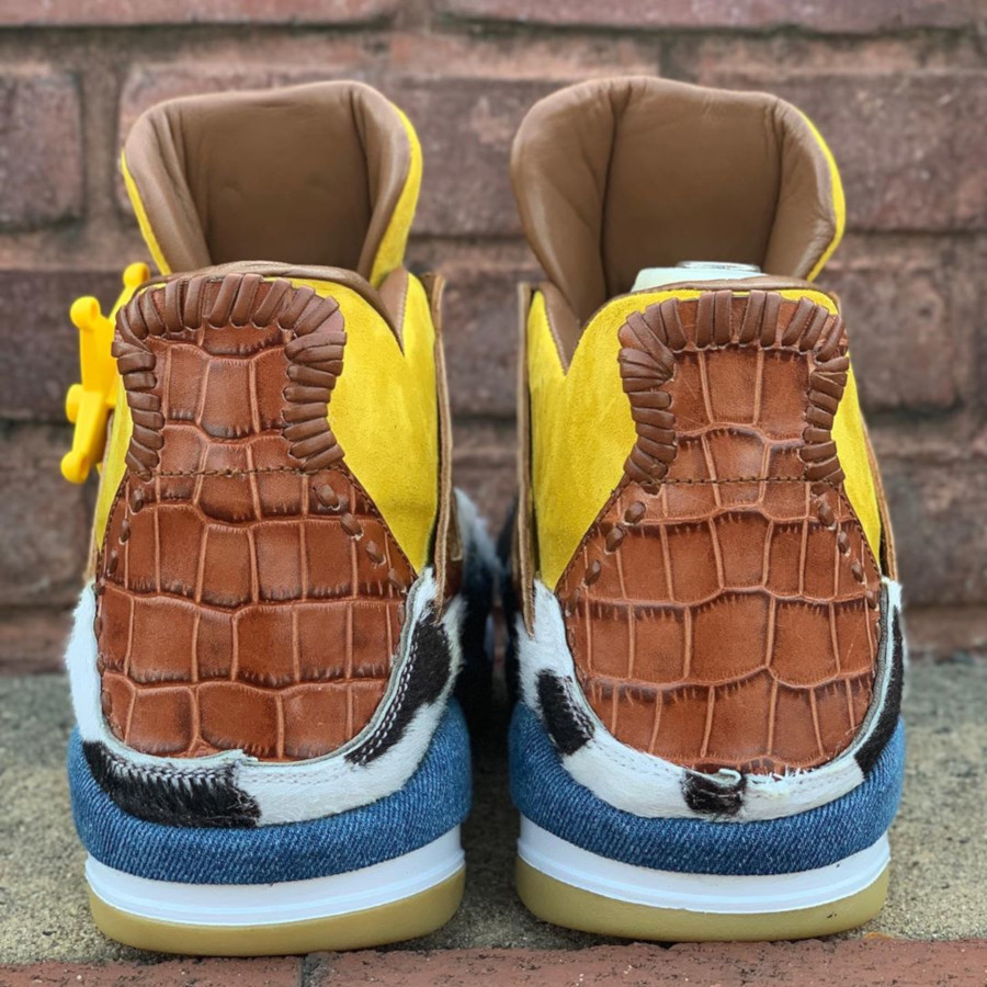 A quoi ressemble la Pixar x Air Jordan 4 Retro Toy Story Woody & Andy