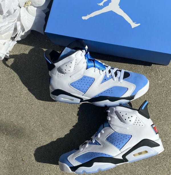 Que vaut la AJ6 Retro UNC University Blue Bleu Ciel CT8529-410