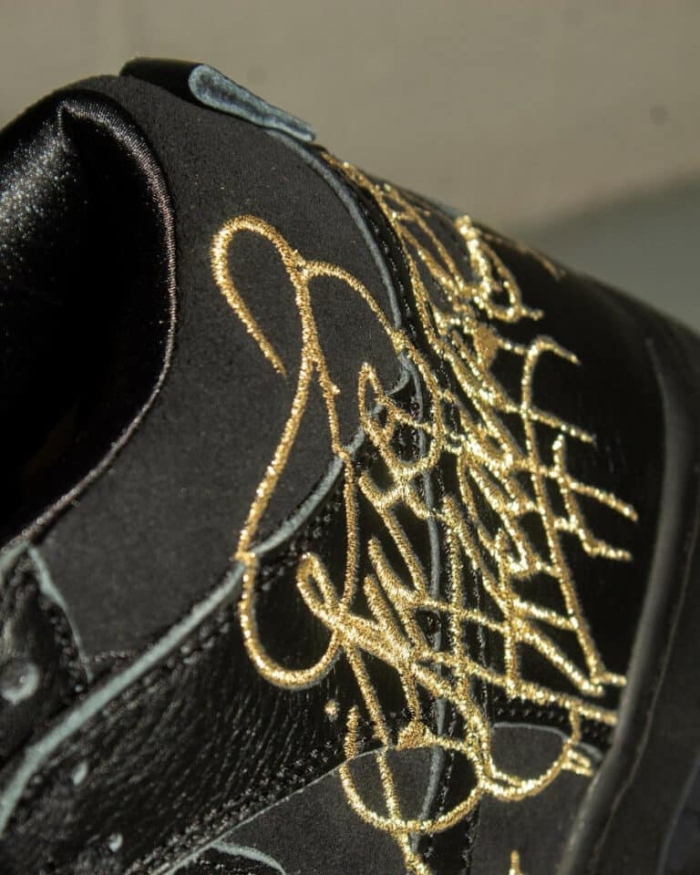 Nike SB Dunk High Pro x Sure Faust Black Metallic Gold Graffiti