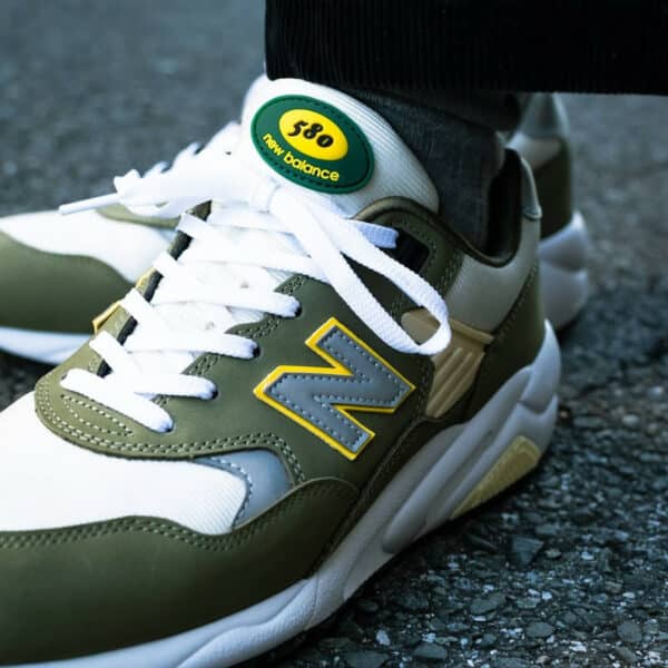 NB 580 Olive Leaf Raw Cashew MT580AC2 Real Mad Stussy
