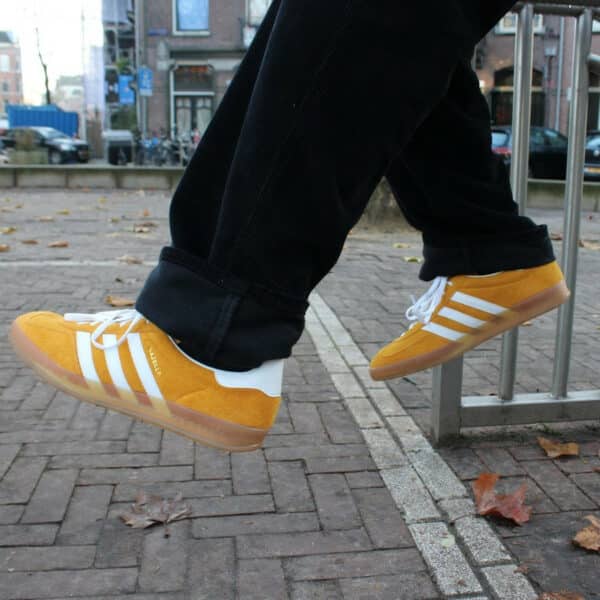 Adidas Gazelle Indoor Orange Peel (daim jaune) HQ8716
