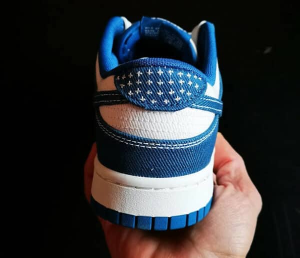 Nike Dunk Low Denim Industrial Blue Sashiko (jeans brut)