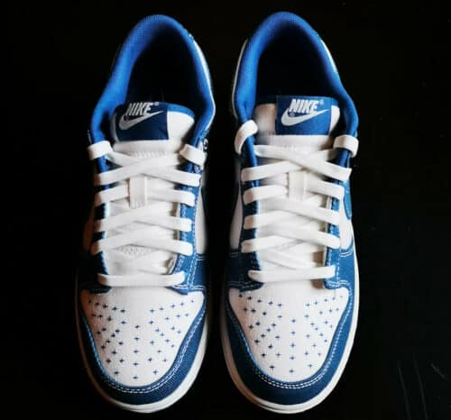 Nike Dunk Low Denim Industrial Blue Sashiko (jeans brut)