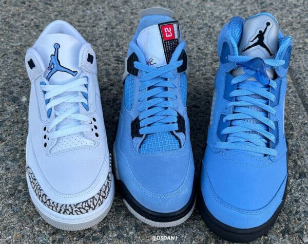 AJ5 UNC University Blue 2023 étiquette TJ DV1310-401