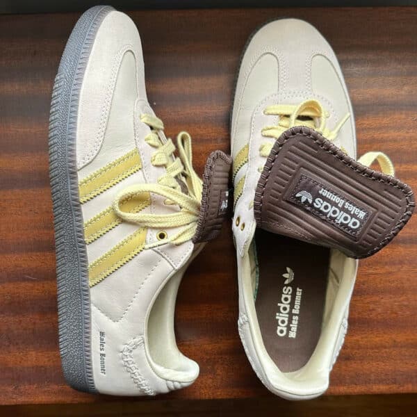 adidas Samba x WB Wales Bonner Nubuck Ecru Tint Yellow ID0217