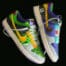 Nike Dunk Low customisée Dragon Ball Z Perfect Cell vs Trunks