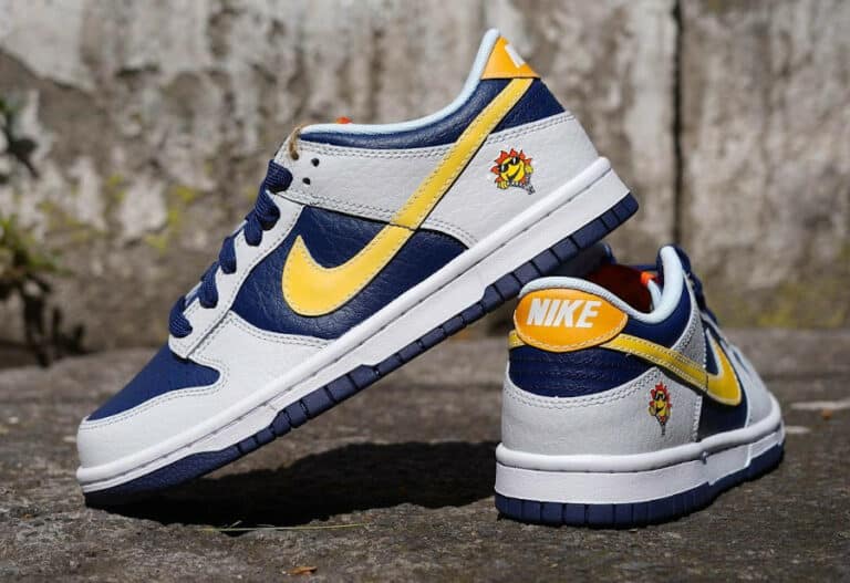 Nike Dunk Low UV Ray Reactive Swoosh Photon Dust Midnight Navy