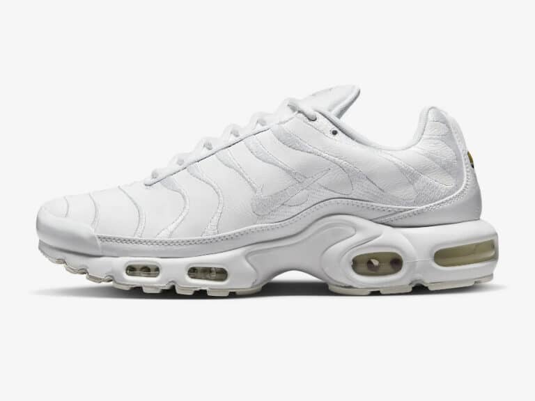 Nike Air Max Plus TN1 Leather Triple White 2023 AJ2029-100