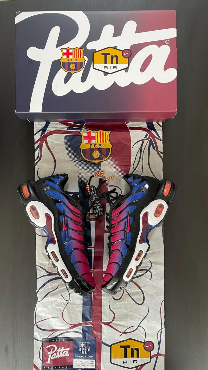 Nike Air Max Plus TN1 x FCB x Patta Barça : comment l'obtenir