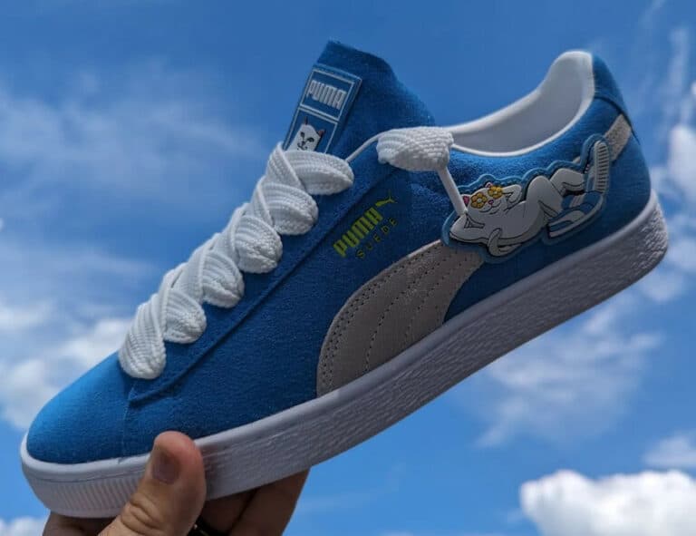 Puma Suede x RIPNDIP Chat Blanc Lord Nermal 393537-01