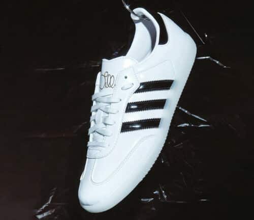adidas Samba x Jason Dill cuir verni White Black Gold IE5158