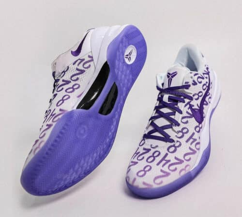 Numerology Court Purple : une Nike Kobe 8 marquée d'un 248 riche en ...