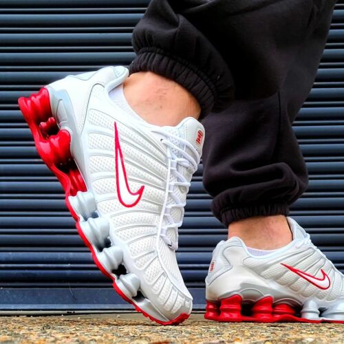 Nike Shox TL Wmns Platinum Tint Gym Red : où se la procurer